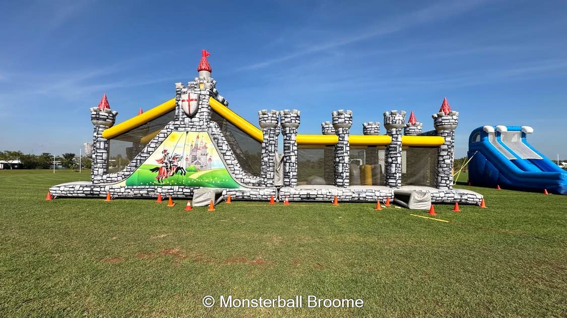 Medieval Obstacle Course - Hire in Broome | Monsterball Broome